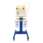 High Vacuum Suction Unit on wheeled trolley, Anand Suction Unit | Anand Medicaids - Suction ...