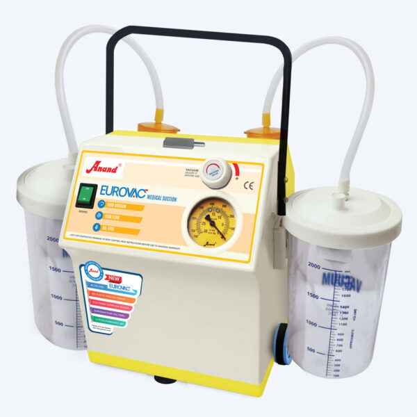 Eurovac Suction Machine | Anand Medicaids - Suction Units Manufacturer
